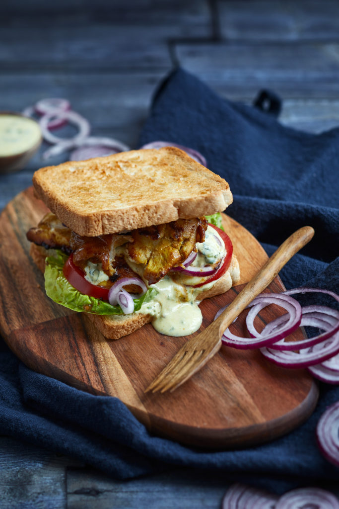 Recepte: Karija vistas sviestmaizes